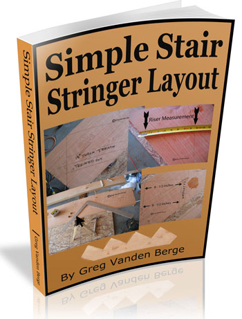 Simple Stair Stringer Layout - Book